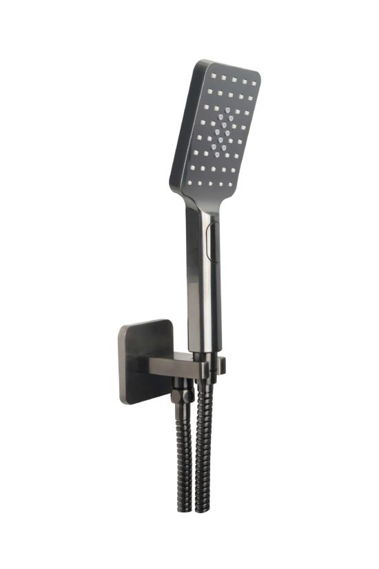 HIX Square Water Outlet with Holder, Hose and Hand Shower - Just Taps