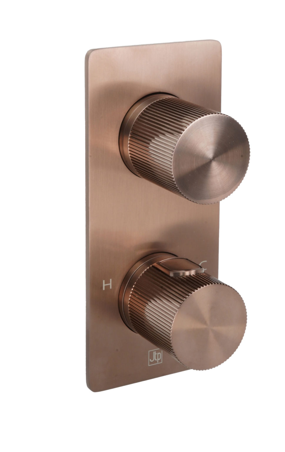 Brushed Bronze Metal Pneumatic Flush Plate - Just Taps