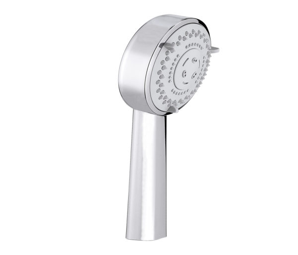 Round Extractable Shower Handle with Hose and Overflow - Just Taps