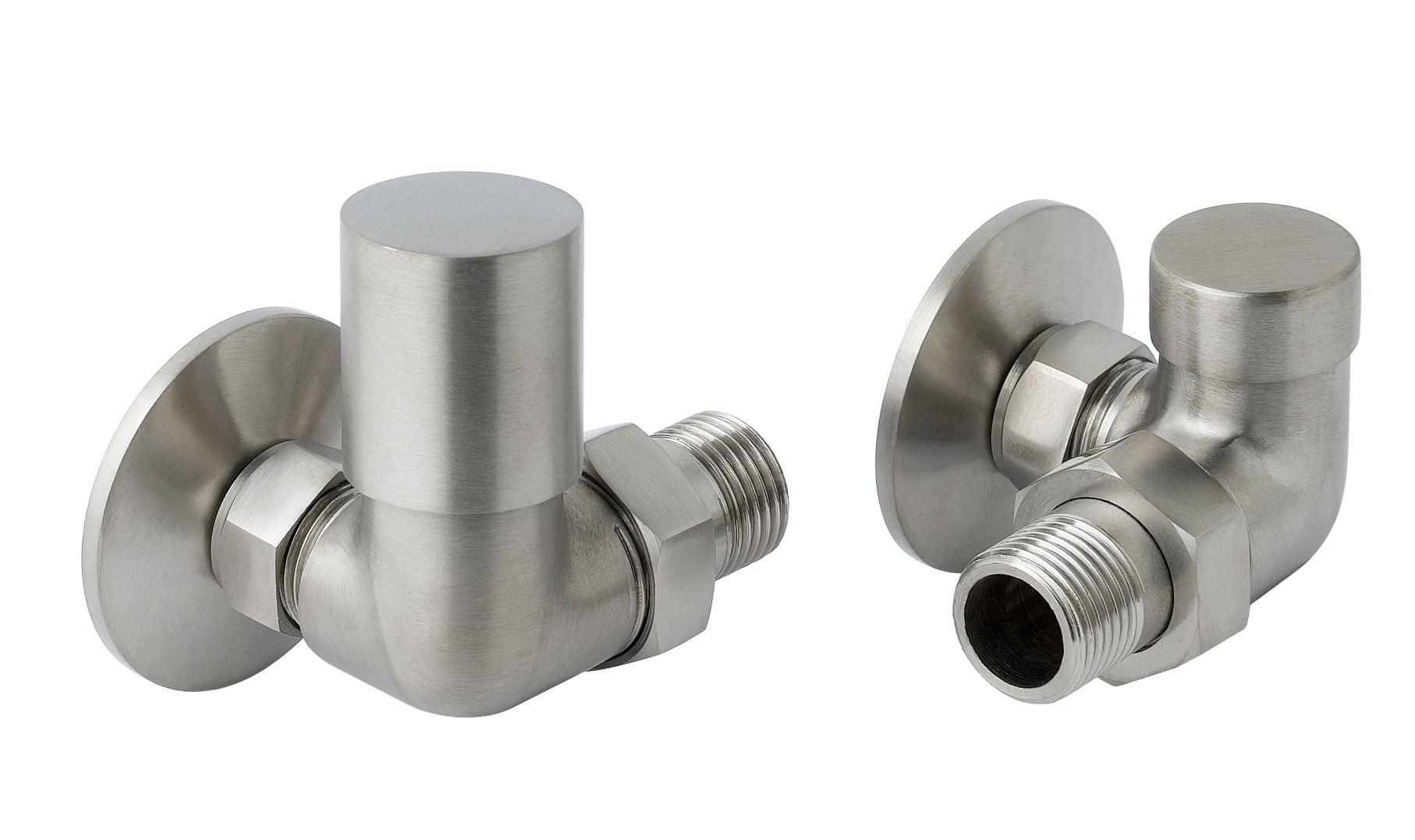 VOS Corner Radiator Valves - Just Taps