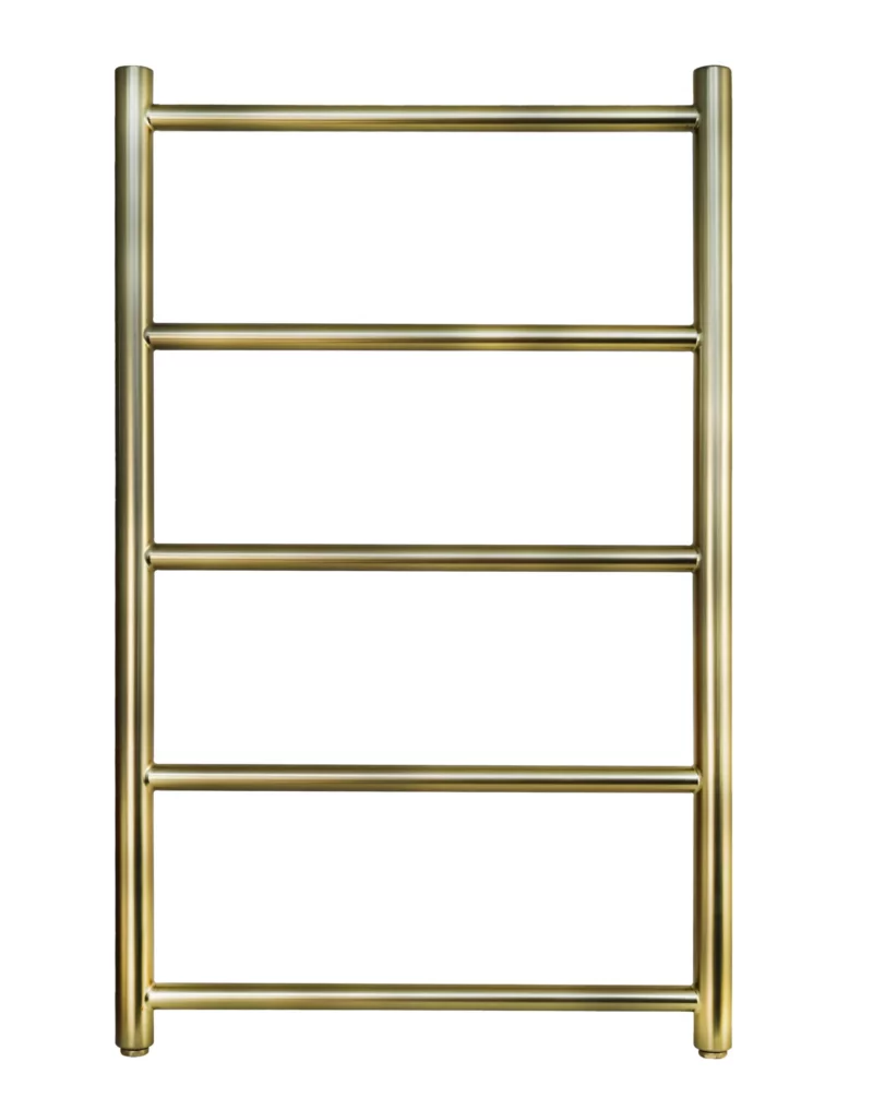 EVO Radiator Brushed Brass 800 X 500 - Just Taps
