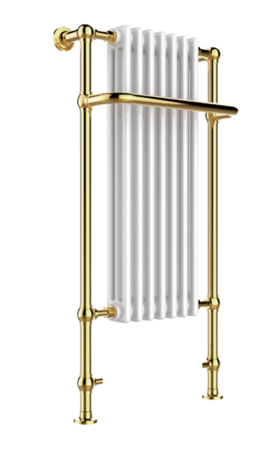 Grosvenor Radiator Brushed Brass 720 x 600 - Just Taps