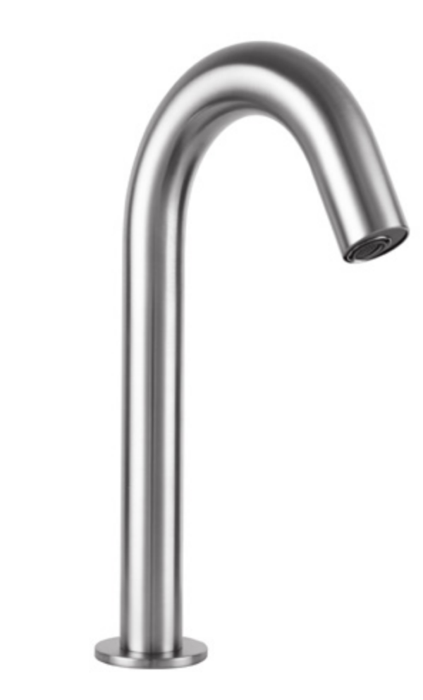 Sensor Wall Spout Matt Black - Just Taps