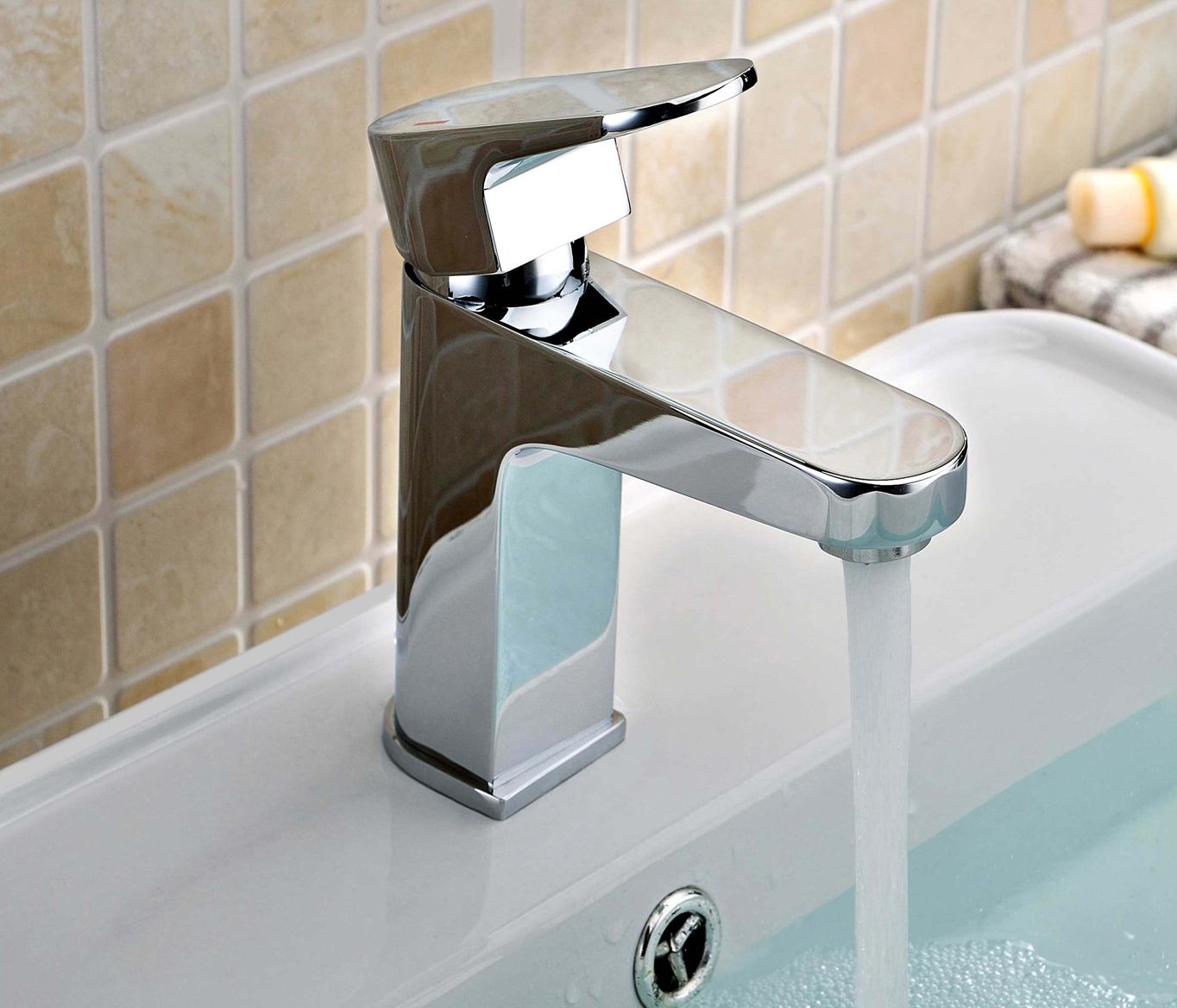 Base Basin Mixer with Click Clack Waste - Just Taps