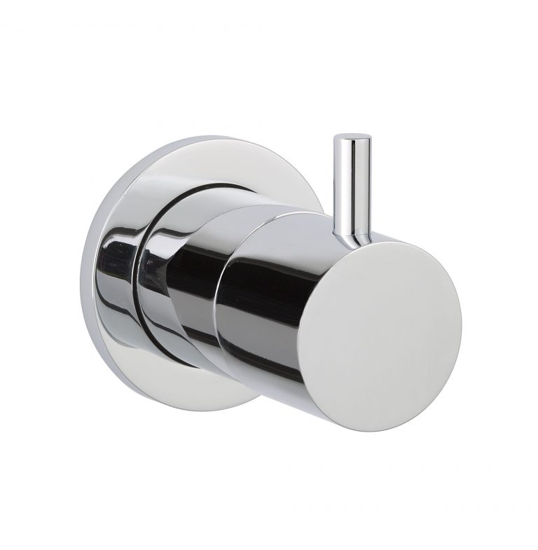 Florence Thermostatic Shower Pole, Adjustable with Overhead Shower ...