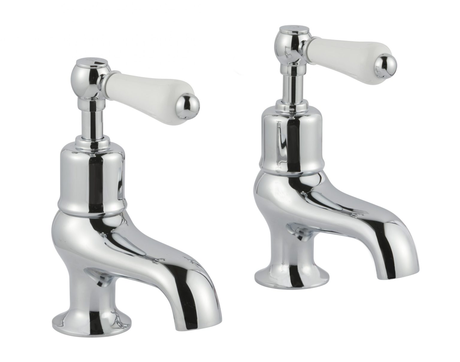 Grosvenor Lever Long Nose Basin Taps - Just Taps